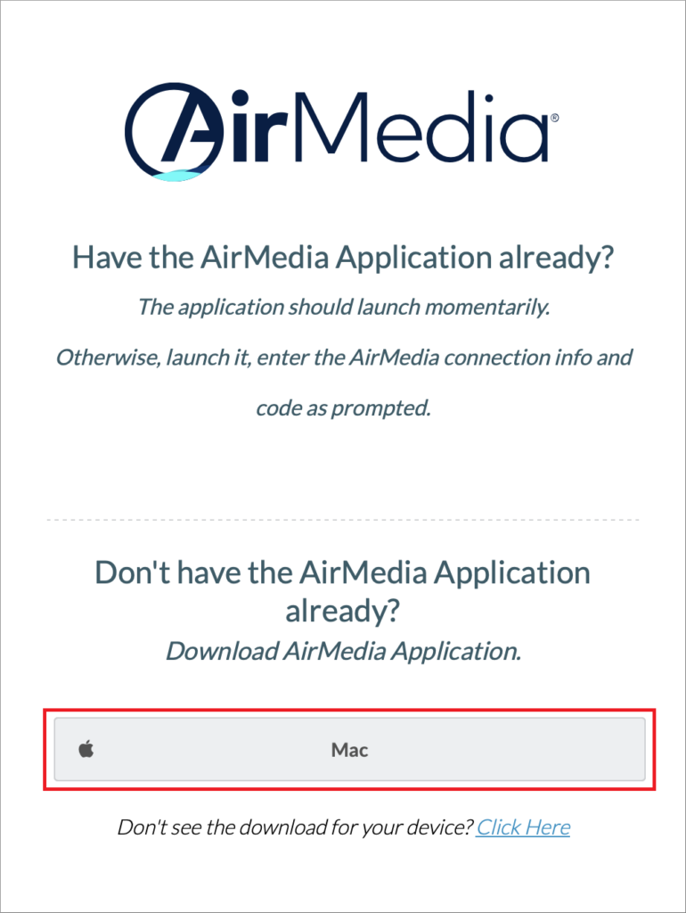 Crestron AirMedia ISLL Information Technology